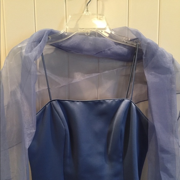Alex Evenings | Dresses | Beautiful Periwinkle Blue Formal Aline Dress ...